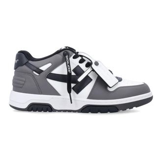 Off-white Homme, Chaussures, Multicolore, Taille: 45 EU Baskets en Cuir Perfor&eacute; avec Collier de Serrage