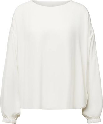 Drykorn Femme, Sweatshirts et sweats &agrave; capuche, Beige, Taille: 40 FR Lirien Bluse Seiden-Mix