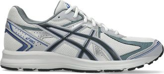 Asics Femme, Chaussures, Gris, Taille: 45 EU Baskets Style R&eacute;tro - Blanc/Gris