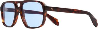 Cutler and Gross unisex, Accessoires, Brun, Taille: 57 MM 1394 Aviator Lunettes de soleil