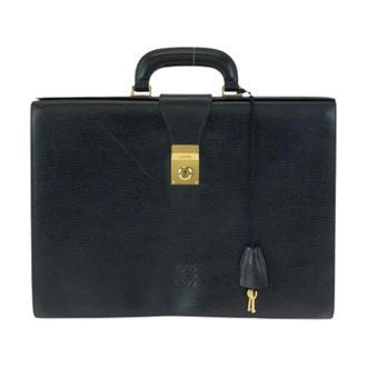 Loewe Pre-owned Leder Aktentasche - - Pre-owned - Herren - Schwarzk - ONE SIZE