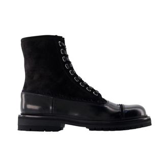 Dolce & Gabbana Perugino Ankle Boots - - Shoes - Herren - Schwarzk - 43 EU