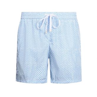 Gran Sasso Badeshorts mit Mikromuster - - Swimwear - Herren - Blau - 2XL