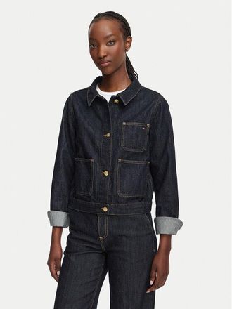 Tommy Hilfiger Jeansjacke Lady WW0WW50002 Dunkelblau Regular Fit