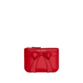 Comme Des Gar&ccedil;ons Big Bow Wallet - - Accessories - Damen - Rot - ONE SIZE