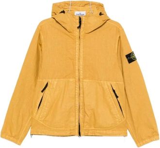Stone Island Homme, Vestes, Jaune, Taille: M Capospalla V0034