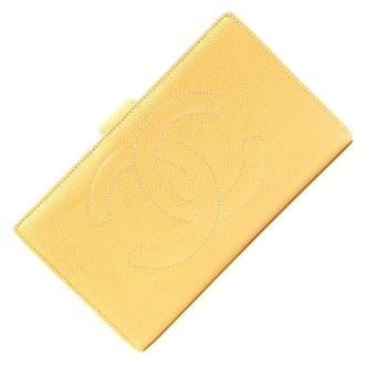 Chanel Portefeuille en cuir Vintage Pre-owned - Femme - Pre-owned - Beige - Taille: ONE Size