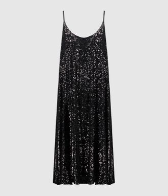 Jeanne Vouland Robe Kofi Sequin Noir