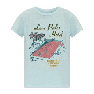Mother The Lil Sinful Tee - - Tops - Damen - Blau - L