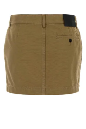 Balenciaga Beige Exterior: Cotton Gonne Skirt