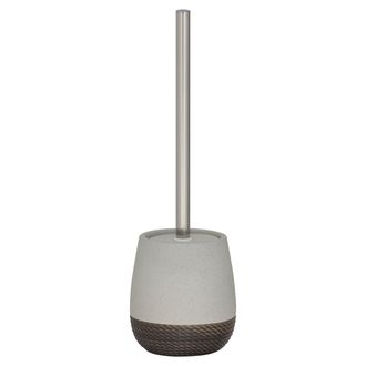 Sealskin Toilettenbürste Braid, aus natürlichem Porzellan, Farbe: Grau