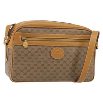 Gucci Pre-owned Vintage Canvas Cross Body Bag - - Pre-owned - Damen - Beige - ONE SIZE