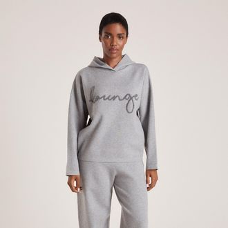 Lounge Sweat à Capuche Lounge en Maille - Gris Chiné - XXL