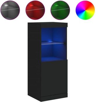 Les Tendances Buffet avec lumières LED noir 41x37x100