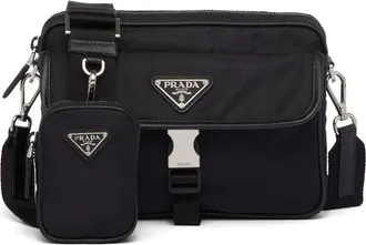 Prada Logo-plaque Messenger Bag