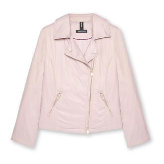 Fiorella Rubino Biker Steppjacke mit asymmetrischem Verschluss - - Jackets - Damen - Rosa - 2XL