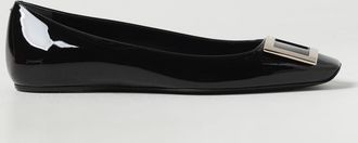 Roger Vivier Trompette Ballerinas aus Lackleder mit Logoplakette