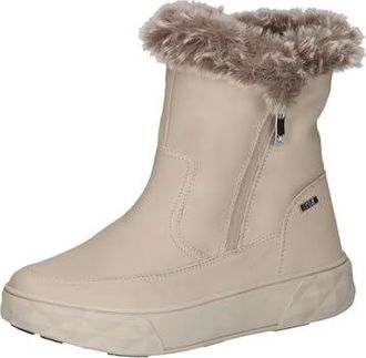 Caprice Doublure Chaude pour Femme 9-26402-43 Botte Tendance, Beige Nappa, 37 EU Large