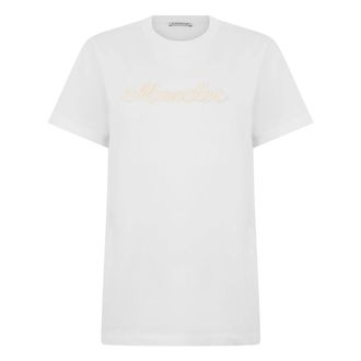 Moncler Femme, Tops, Blanc, Taille: 44 FR T-Chemises