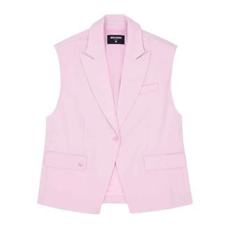 Worst Behavior Wrstbhvr, Femme, Vestes, Rose, Taille: 40 FR Veste Classique &agrave; Revers
