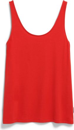 Armedangels Damen Top aus LENZING ECOVERO Viskose Mix ASHRAANI SOLID Regular Fit Coral Blush