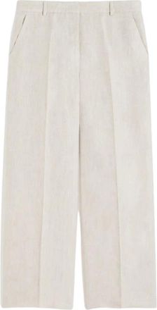 Max Mara Femme, Pantalons, Beige, Taille: 46 FR Malizia Wide Pantalons