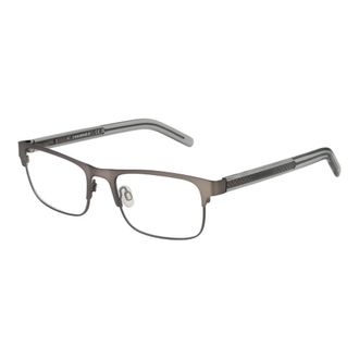 Converse Homme, Accessoires, Gris, Taille: ONE Size Lunettes Optiques Grises pour Homme Style Rectangle