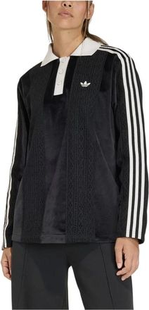 adidas Femme, Sport, Noir, Taille: 40 FR Maillot de football &agrave; manches longues hivernal