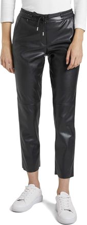 Tom Tailor Damen Loose Fit Hose, 14482-Deep Black, 38