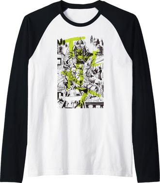 Teenage Mutant Ninja Turtles TMNT Teenage Mutant Ninja Turtles Comicgruppe Shredder Pose Raglan