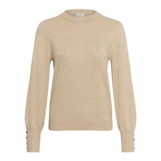 Kaffe Tricots - Femme - Pulls - Beige - Taille: 46 FR