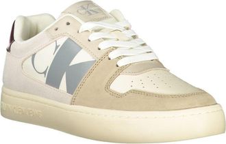 Calvin Klein Logo-Branded Sneaker - Beige