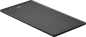 Rösle VIDERO, Hochwertige Grillplatte aus Gusseisen für Fleisch und kleine Grillstücke, Grillbranding, Platte beidseitig verwendbar, 45 x 24 cm, für alle VI