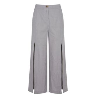 Trussardi Weite Hose - - Trousers - Damen - Grau - S