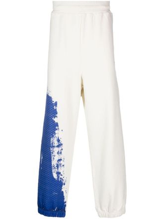 A-Cold-Wall* pantalon de jogging &agrave; logo imprim&eacute; - Tons neutres