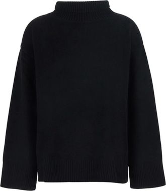 Soft Goat Femme, Pulls, Noir, Taille: 38 FR Col roul boyfriend