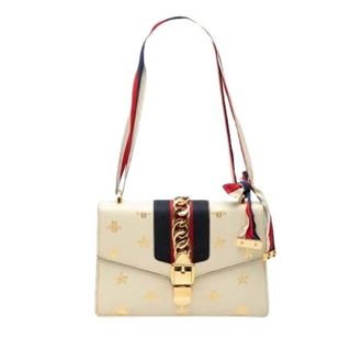 Gucci Sac bandouli&egrave;re Sylvie Pre-owned - Femme - Pre-owned - Blanc - Taille: ONE Size