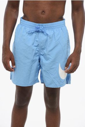 Nike SWIM Solid Color Swim Shorts with Contrasting Logo size Xxl