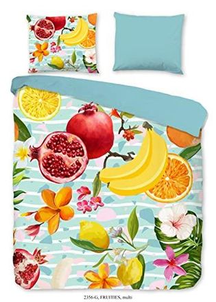 Good Morning 2 Personen Bettbezug 200 x 220 cm Nr:2356 Mehrfarbig