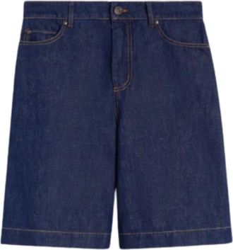 Max Mara Femme, Shorts, Bleu, Taille: 48 FR Denim Shorts
