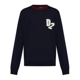 Dsquared2 Wollpullover - - Knitwear - Herren - Blau - S