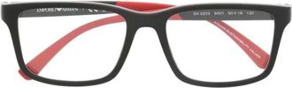 Emporio Armani Homme, Accessoires, Noir, Taille: 48 MM Ek3203 5001 Optical Frame