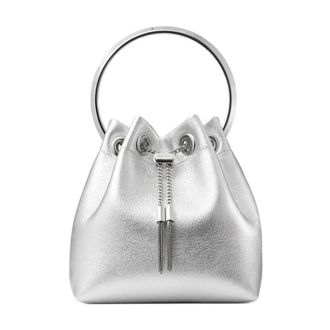 Jimmy Choo London Femme, Sacs, Gris, Taille: ONE Size Bon Bon Mini Sac Seau
