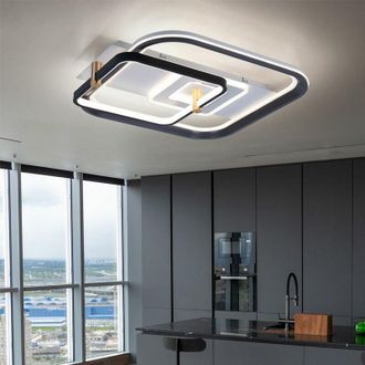 ETC Shop Etc-shop - led Deckenlampe Wohnzimmerleuchte Schlafzimmerlampe, Dimmbar Fernbedienung Nachtlicht Memory, 48W 2260lm 2700K-6000K warmweiß-kaltweiß, l