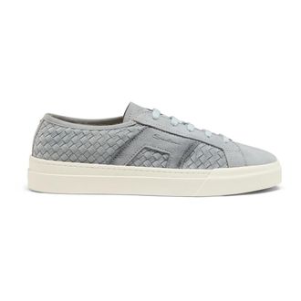 Santoni Herren, Schuhe, Grau, 42 EUGr&ouml;&szlig;e
