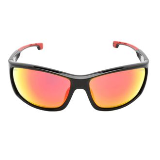 Carrera Sonnenbrille Carduc mit rotem und schwarzem Rahmen und mehrschichtigen Gl&auml;sern