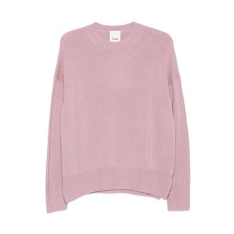 Allude Rundhals-Pullover - - Knitwear - Damen - Rosa - M