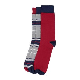 Barbour Tartan Socken Geschenkset Bordeaux Multicolor - - Underwear - Herren - Mehrfarbig - ONE SIZE