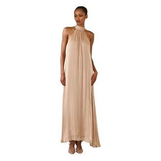 Souvenir Femme, Robes, Rose, Taille: 40 FR Robe en tissu doux et brillant