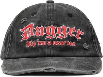 Dagger Distressed Embroidered Cap